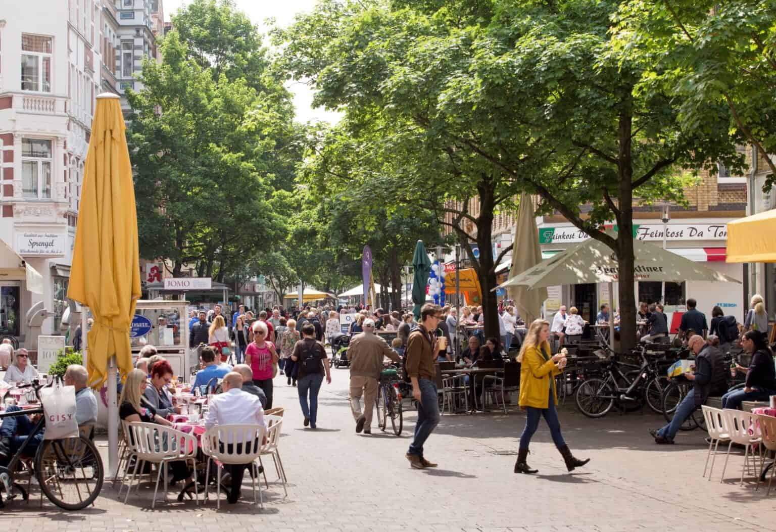 Stilvolle Lister Meile Hannover Geschäfte Ebenbild